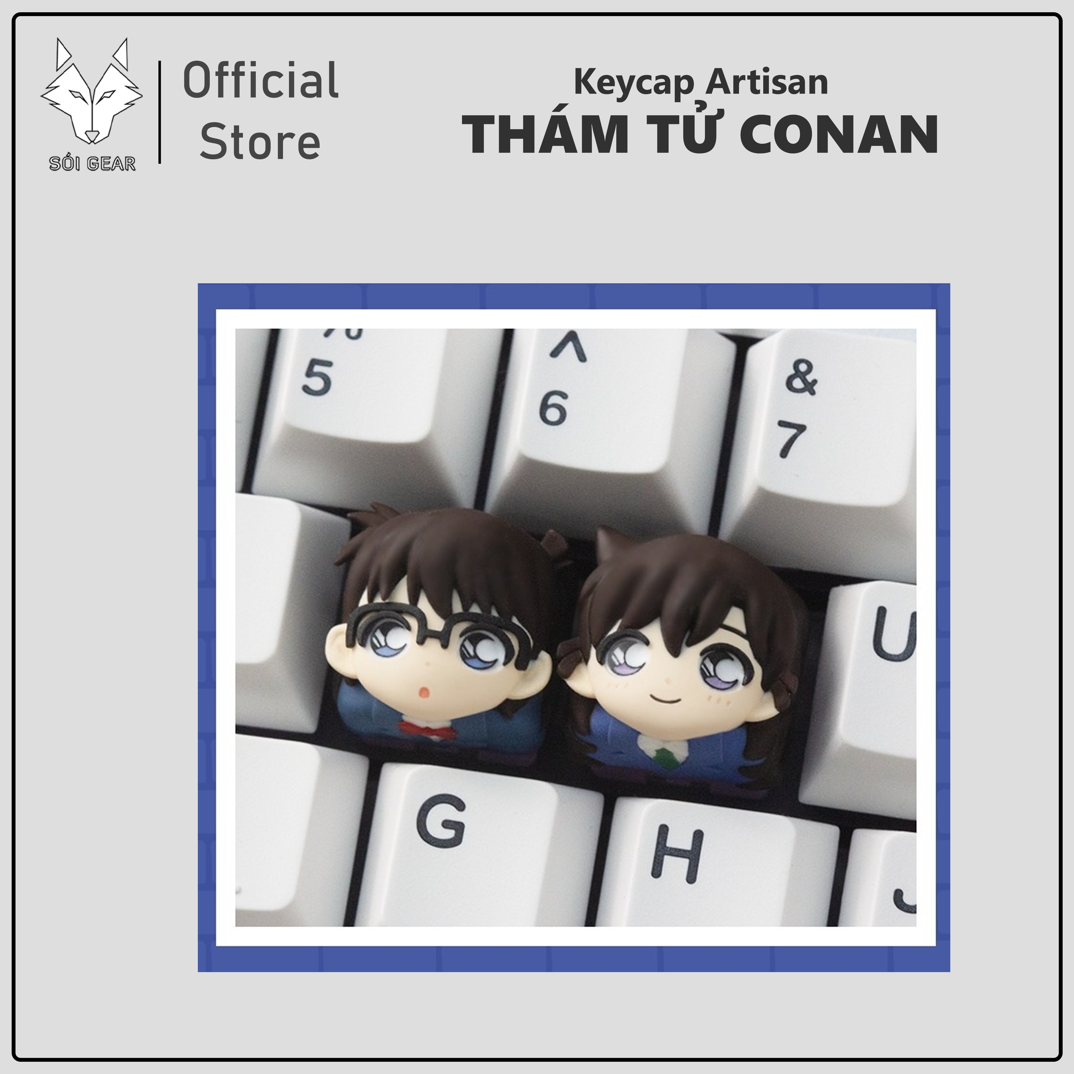 [HN - Hcm EXPRESS] Detective Conan Artisan Keycap | Keycap Custom ...