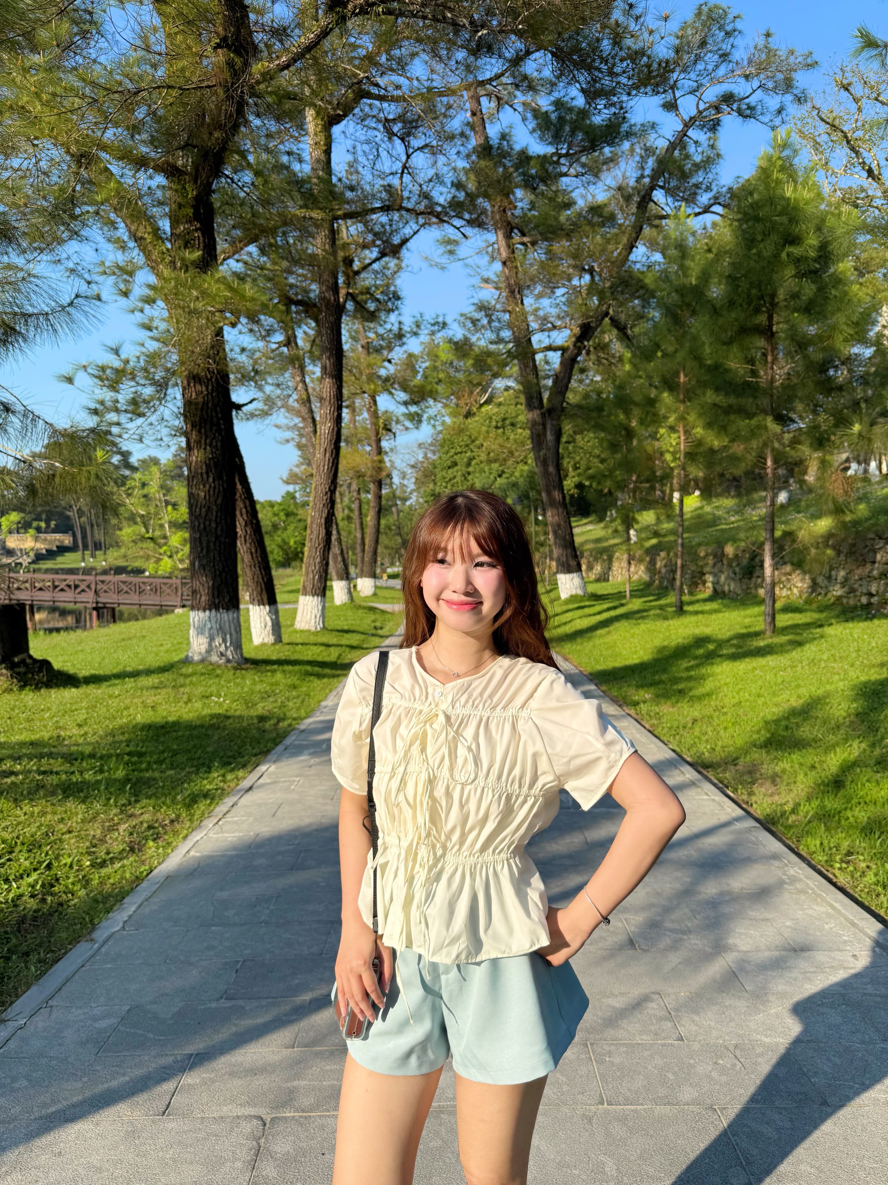 Kimee Summer Short-Sleeved Women's Babydoll Shirt Round Neck Ruffled Body - KA481 | Shopee Malaysia