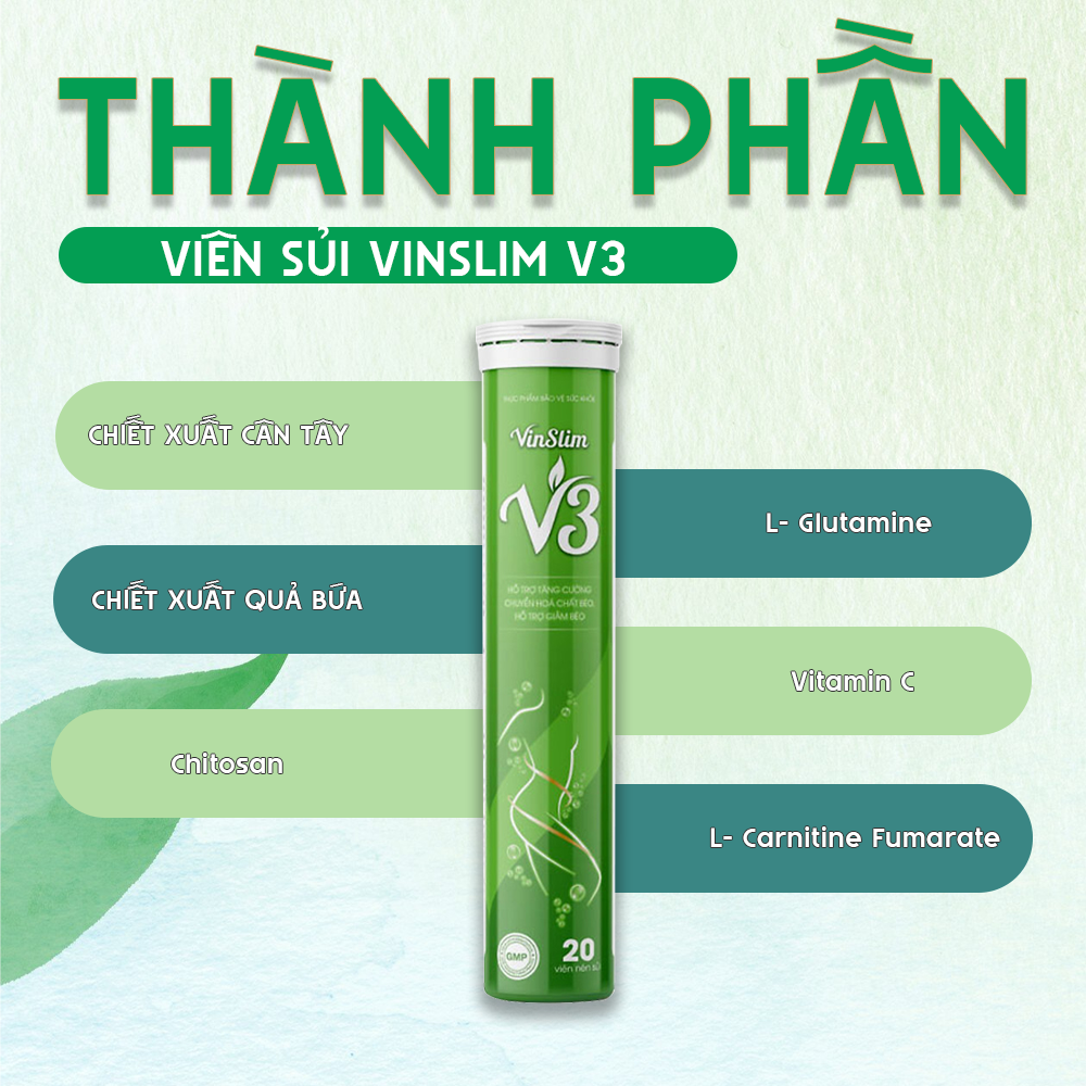 Vinslim V3 - Effective Weight Loss Effervescent Tablets, Natural Fat ...