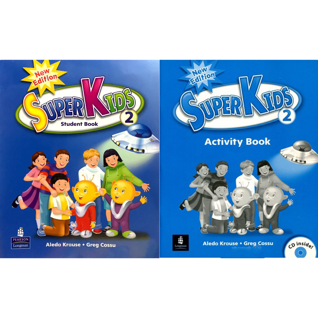 English Book - Superkids Level 1 2 3 (Combo of 2 Student books ...