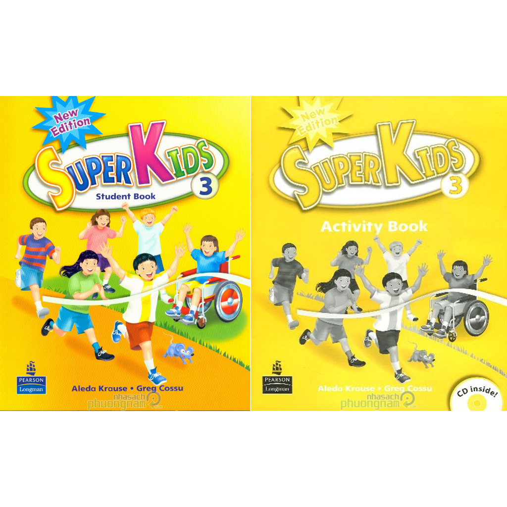 English Book - Superkids Level 1 2 3 (Combo of 2 Student books ...