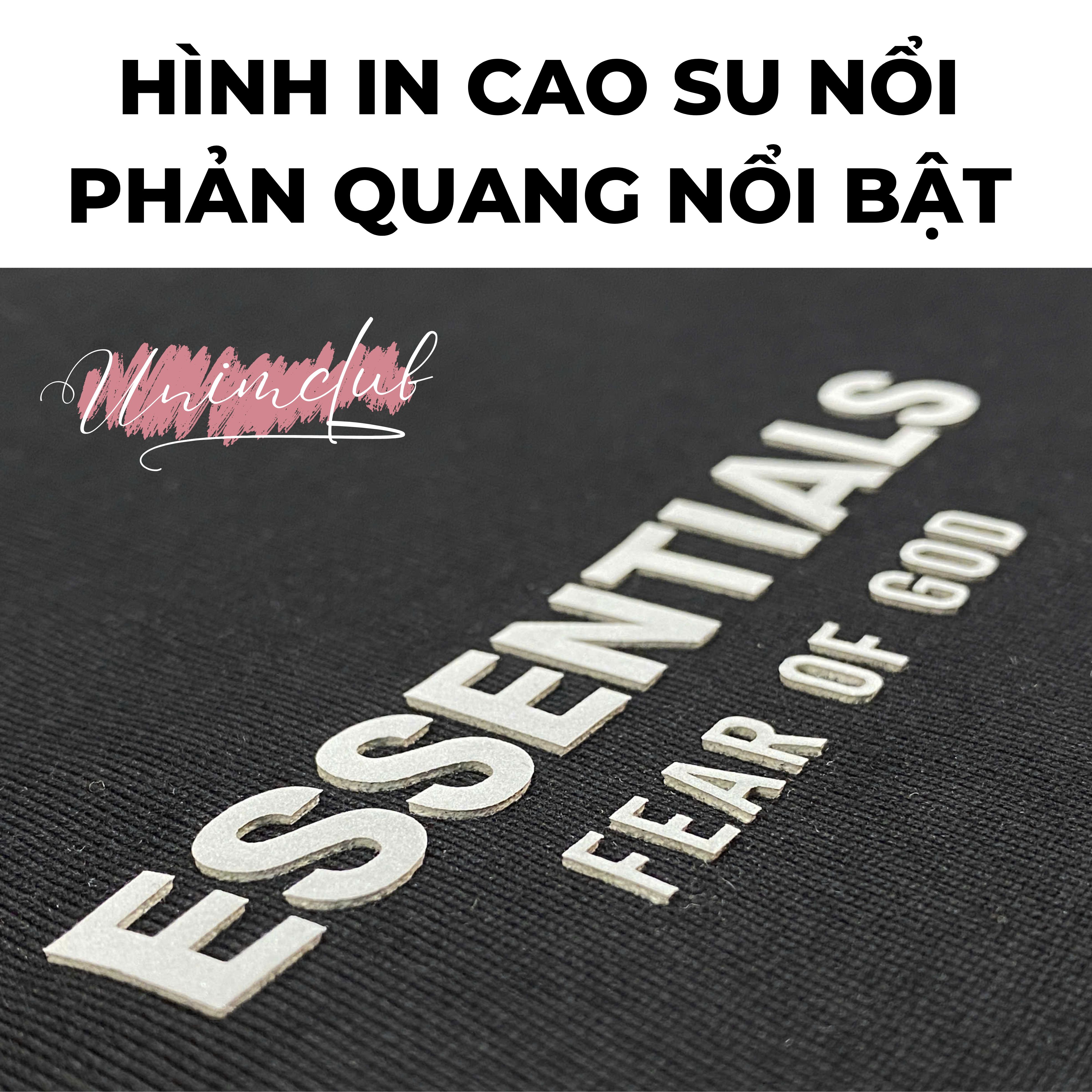 [2-Sided Embossed Rubber Print] ESSENTIALS 1977 T-Shirt High Quality 2 ...