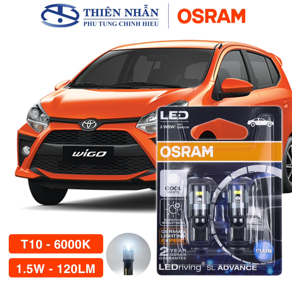 Osram T10 led bulb fog, signal, demi, positioning, reverse, license ...