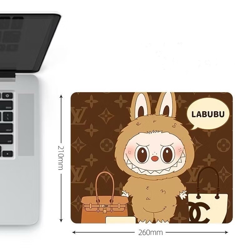 Labubu pattern mouse pad with many lovely hot trend designs | Shopee ...