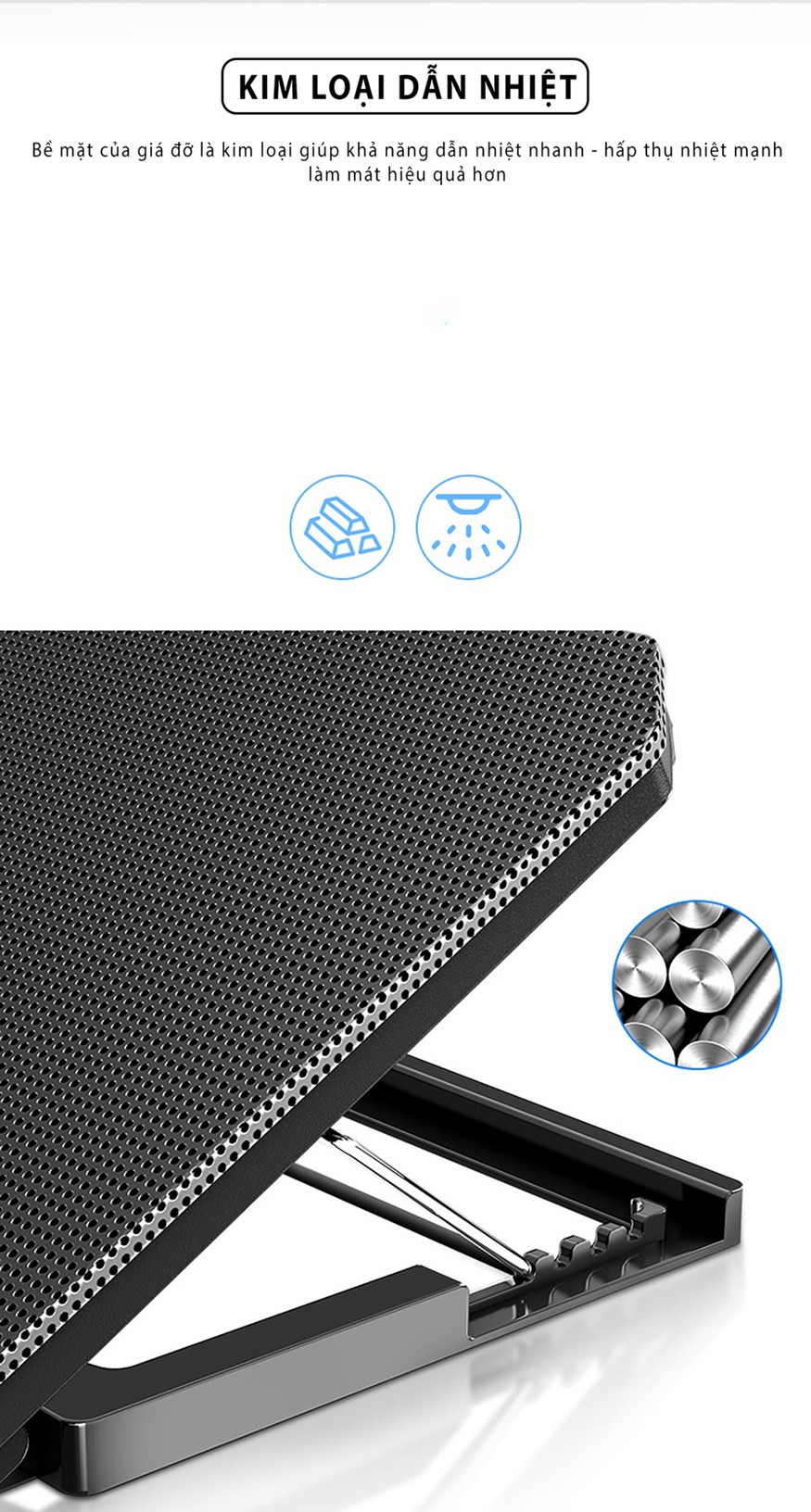 Laptop and tablet cooling pad, mcbook laptop stand for fast cooling ...