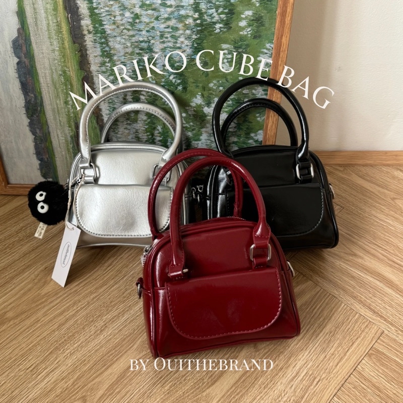 [ Bonus Charm ] MARIKO まりこ Cube Bag - MARIKO Mini Crossbody Bag ...