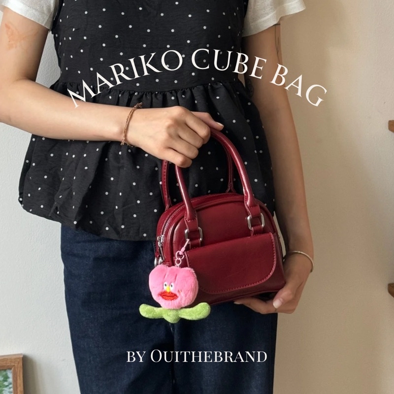 [ Bonus Charm ] Mariko まりこ Cube Bag - MARIKO Mini Crossbody Bag ...