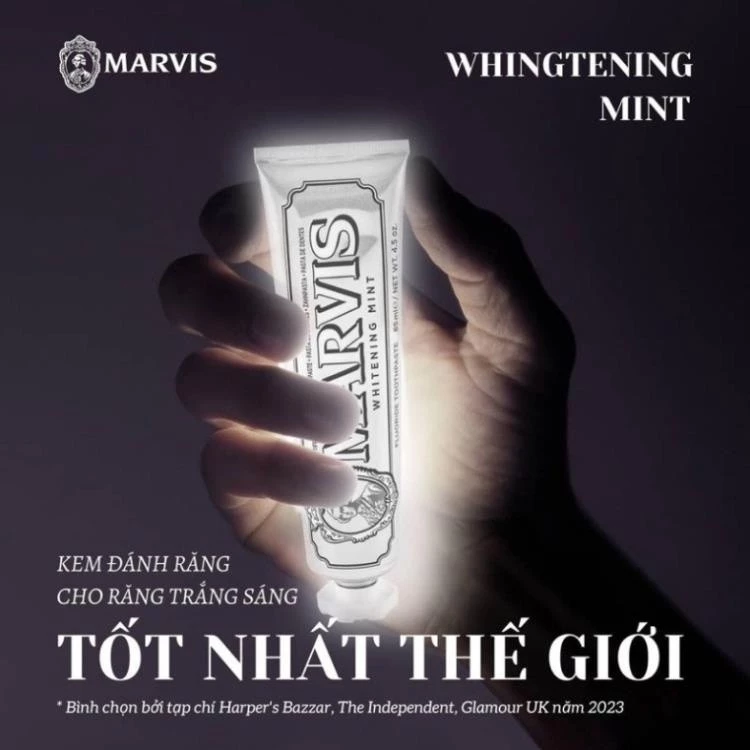 Marvis Whitening Toothpaste 85ML - myphamdlc | Shopee Malaysia