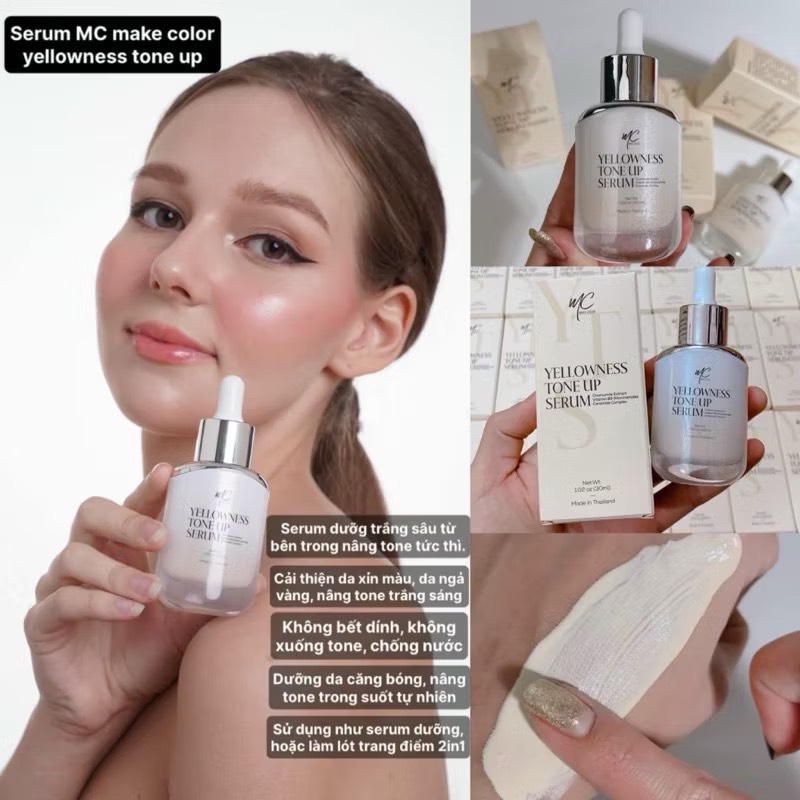 Mc tone Up tone Up Cream Serum - Brightens Skin, Evens Skin tone ...