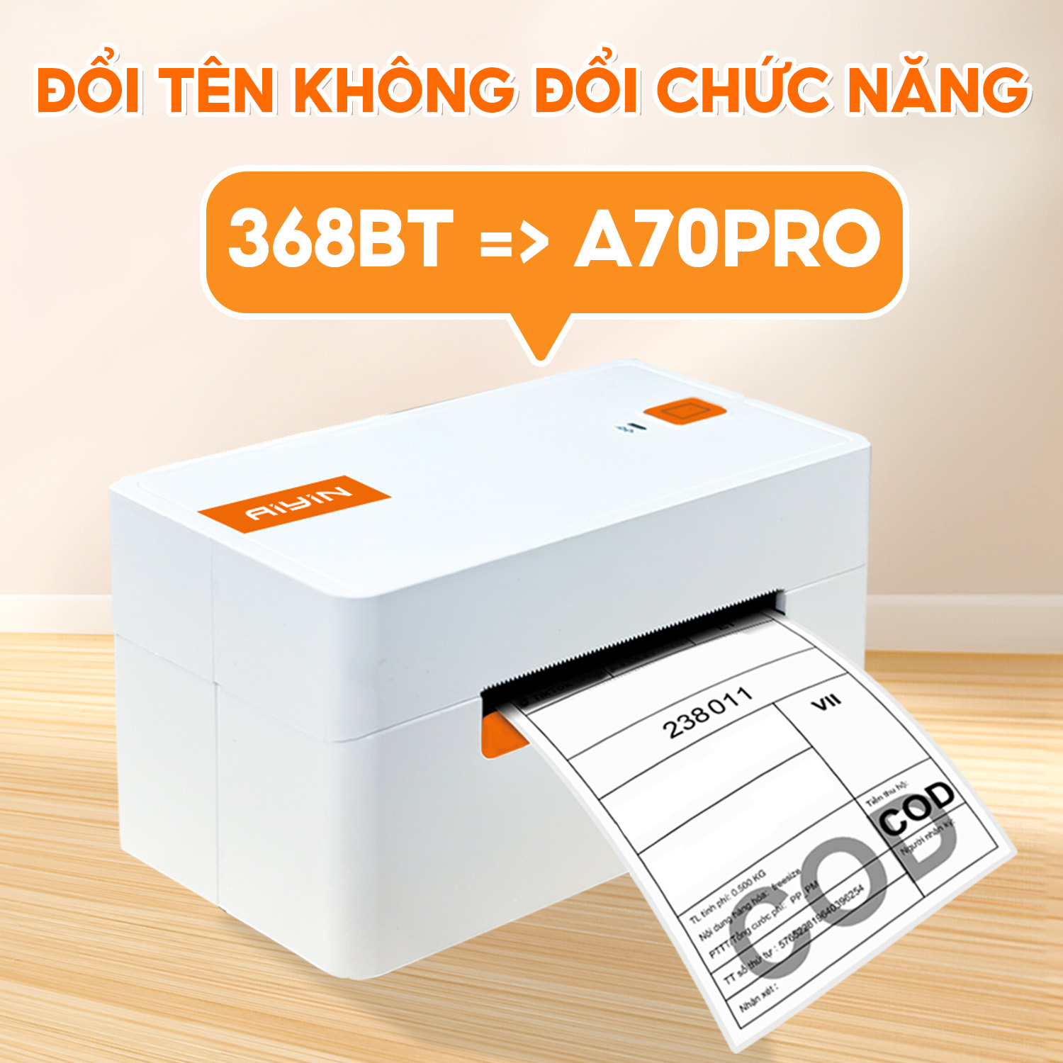 AYIN Thermal Printer A6, A7 Size Prints Orders From Phones, Computers ...