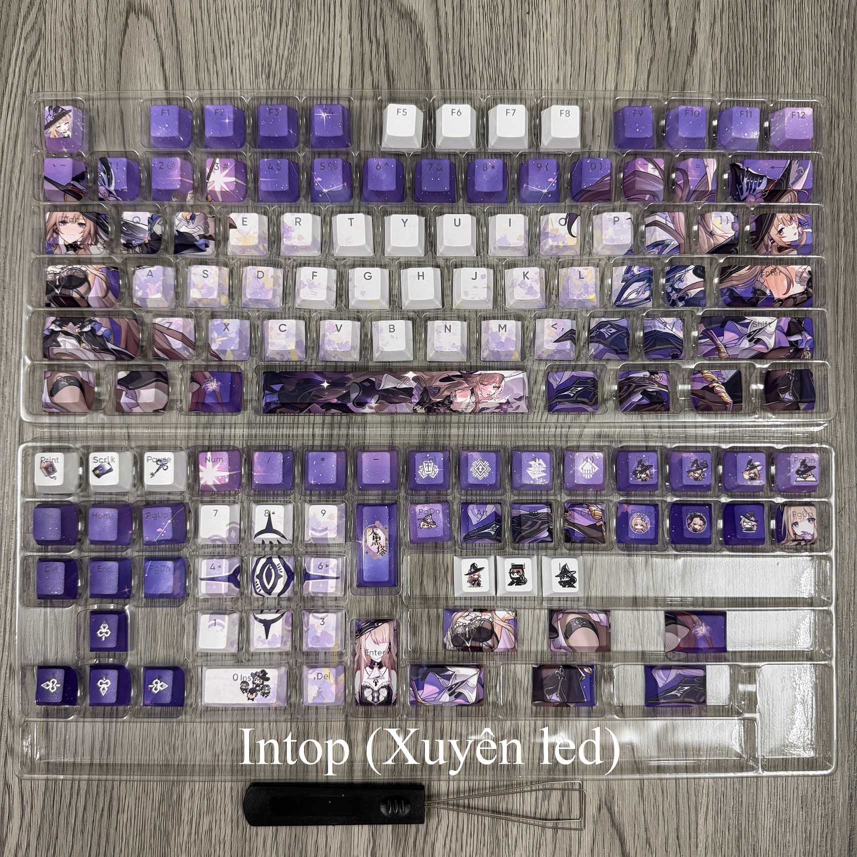 Honkai Keycap: Star Rail Dai Herta thick PBT through led in dyesub 5 ...