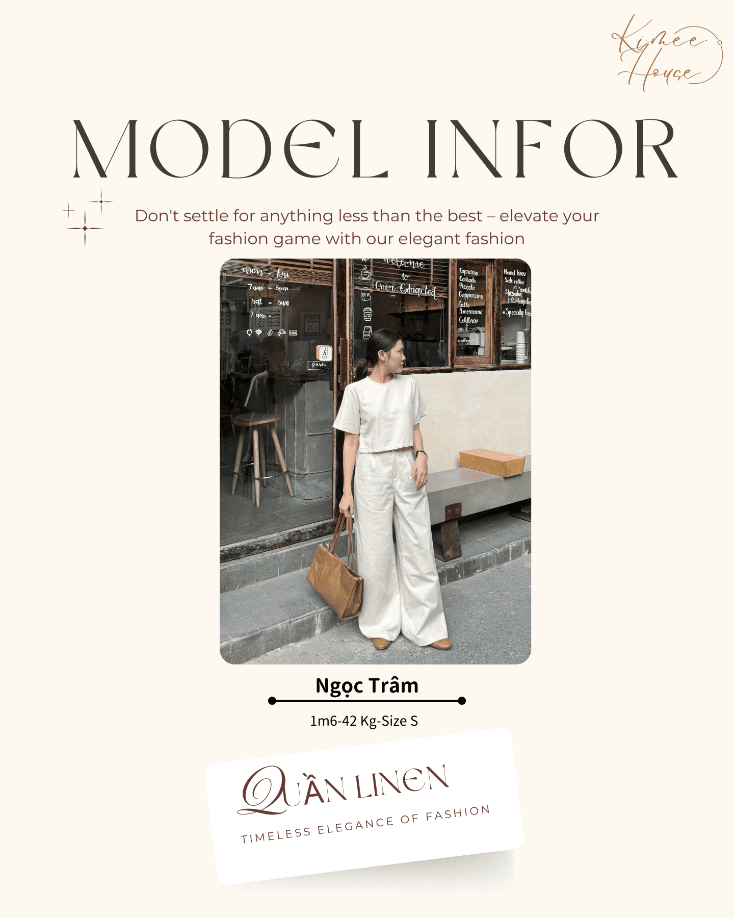 Women's Pleated Wide Leg Linen Pants for School, Work, and Going Out SS2025 - Kimee MQ074 ...