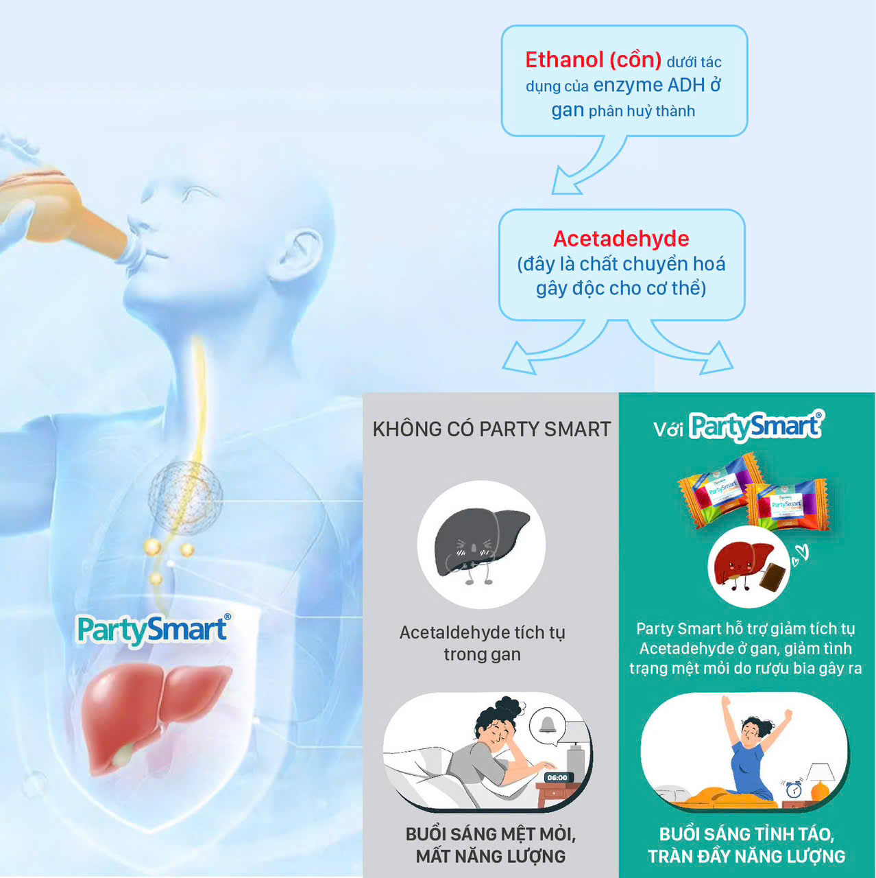 Himalaya Party Smart Soft Chews Hangover Relieving Chewables Box of 10 ...