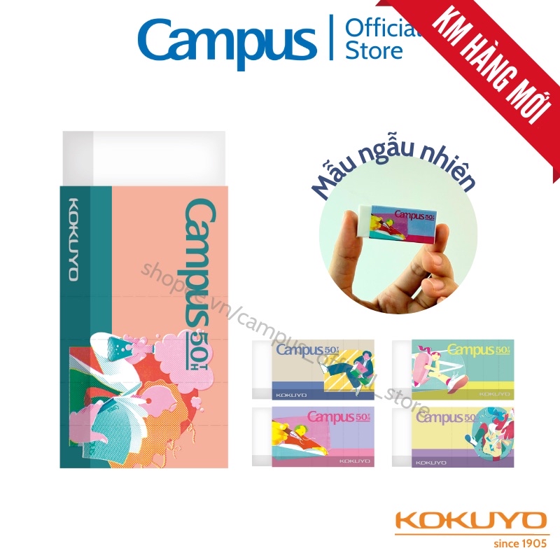 Genuine Campus 50 Series Japanese Imported Student Eraser | Shopee Malaysia