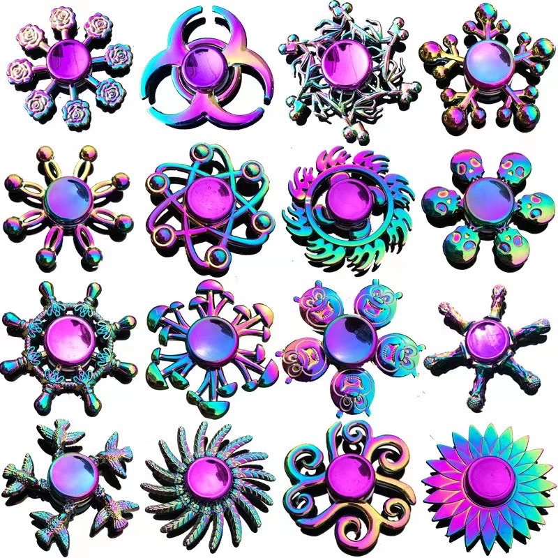 Metal Spinner, Entertainment Toy Infinity Stress Relief Toy | Shopee ...