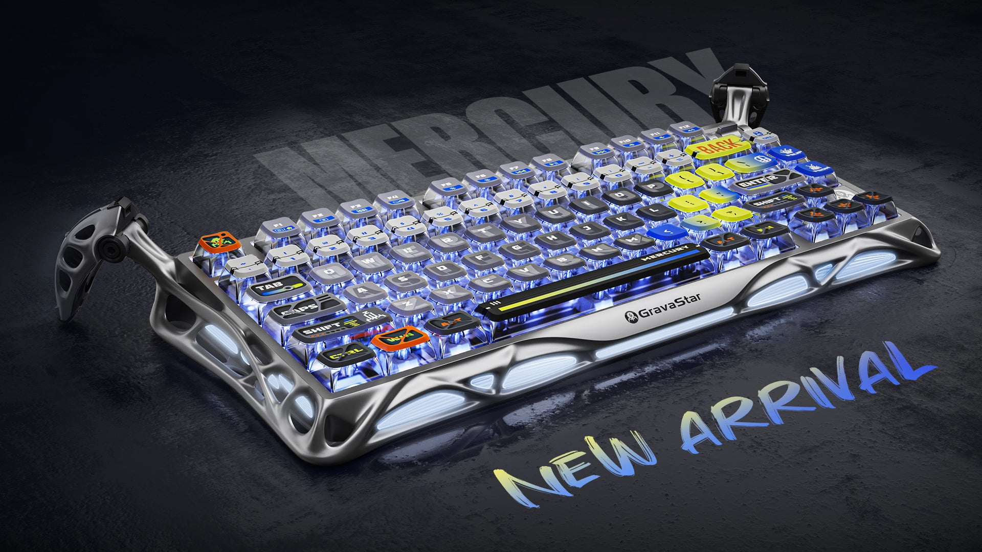 Gravastar Mercury K1 Pro Phantom Special Edition Mechanical Gaming ...