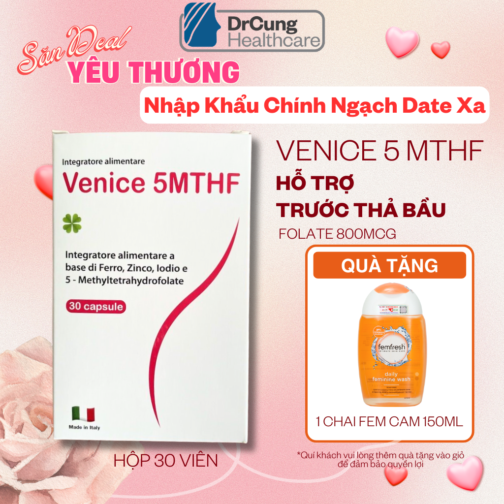 Venice 5-MTHF - Iron Supplement, 5MTHF Helps Reduce the Risk of Anemia ...