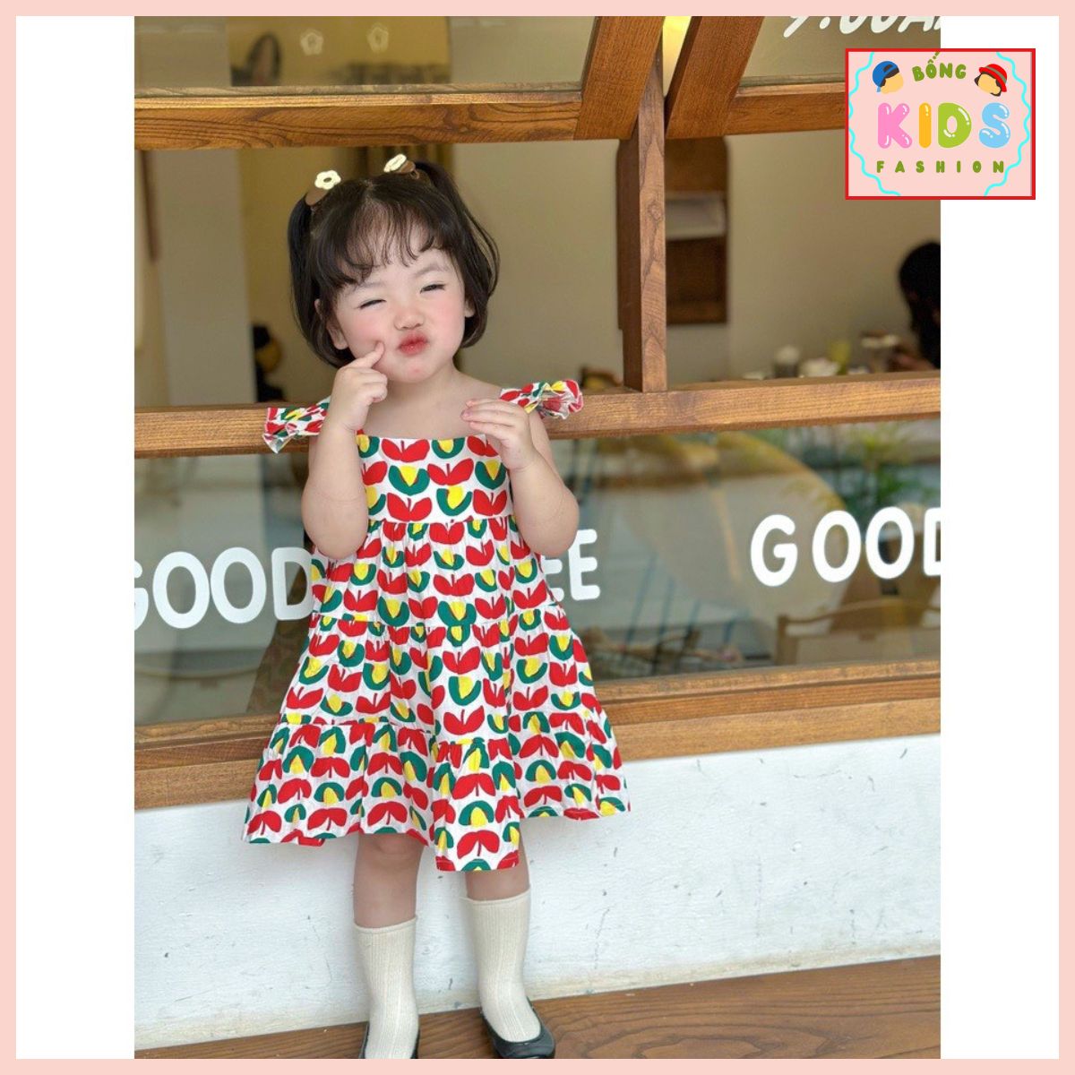 Floated dresses for girls, cool and dynamic two-strap summer dresses for girls from 08 to 18kg ...