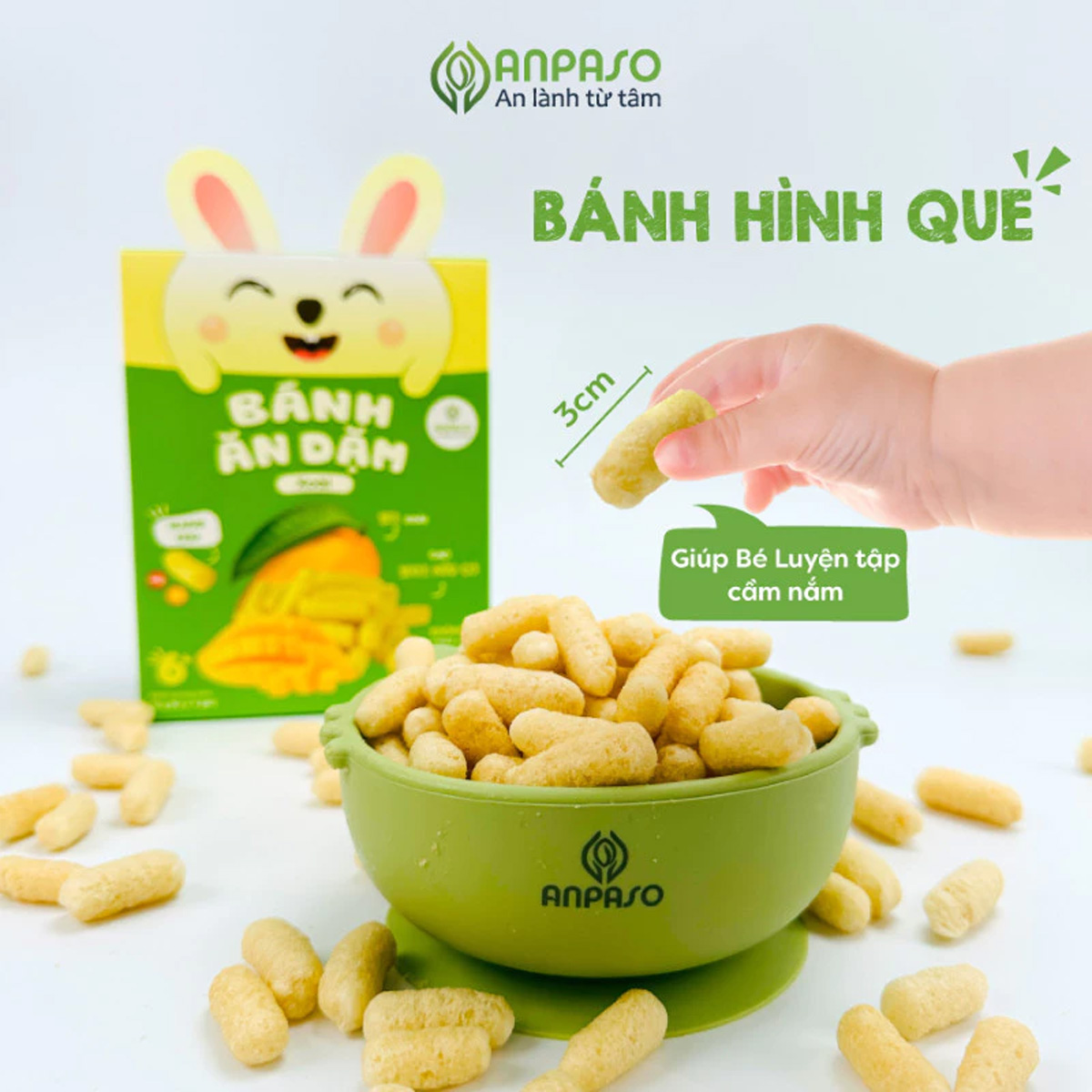 [ ANPASO ] Short Snacks for Babies from 6 Months Old Ingredients for ...