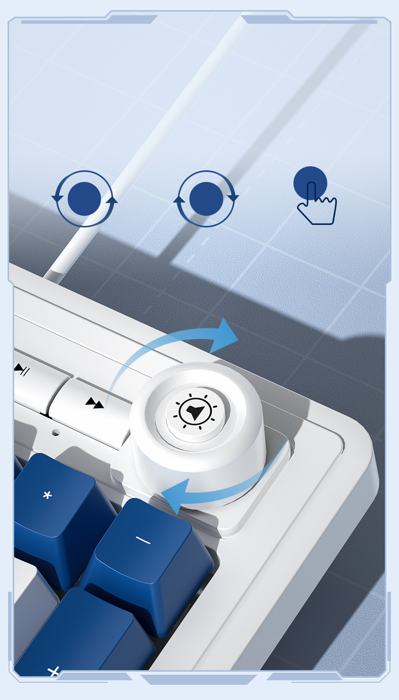 K97 mechanical wired keyboard with 97 keys for office workers and ...