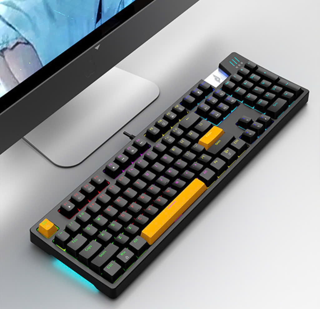 EDRA EK316 LED Rainbow Mechanical Keyboard (Edra Switch) | Shopee Malaysia