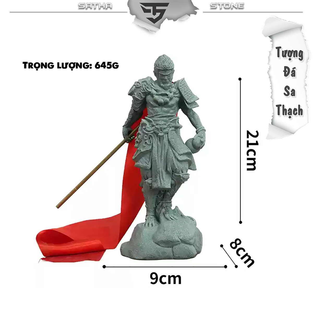 SA Sandstone statue of the heavenly destiny, Sun Wukong - Deco statue ...