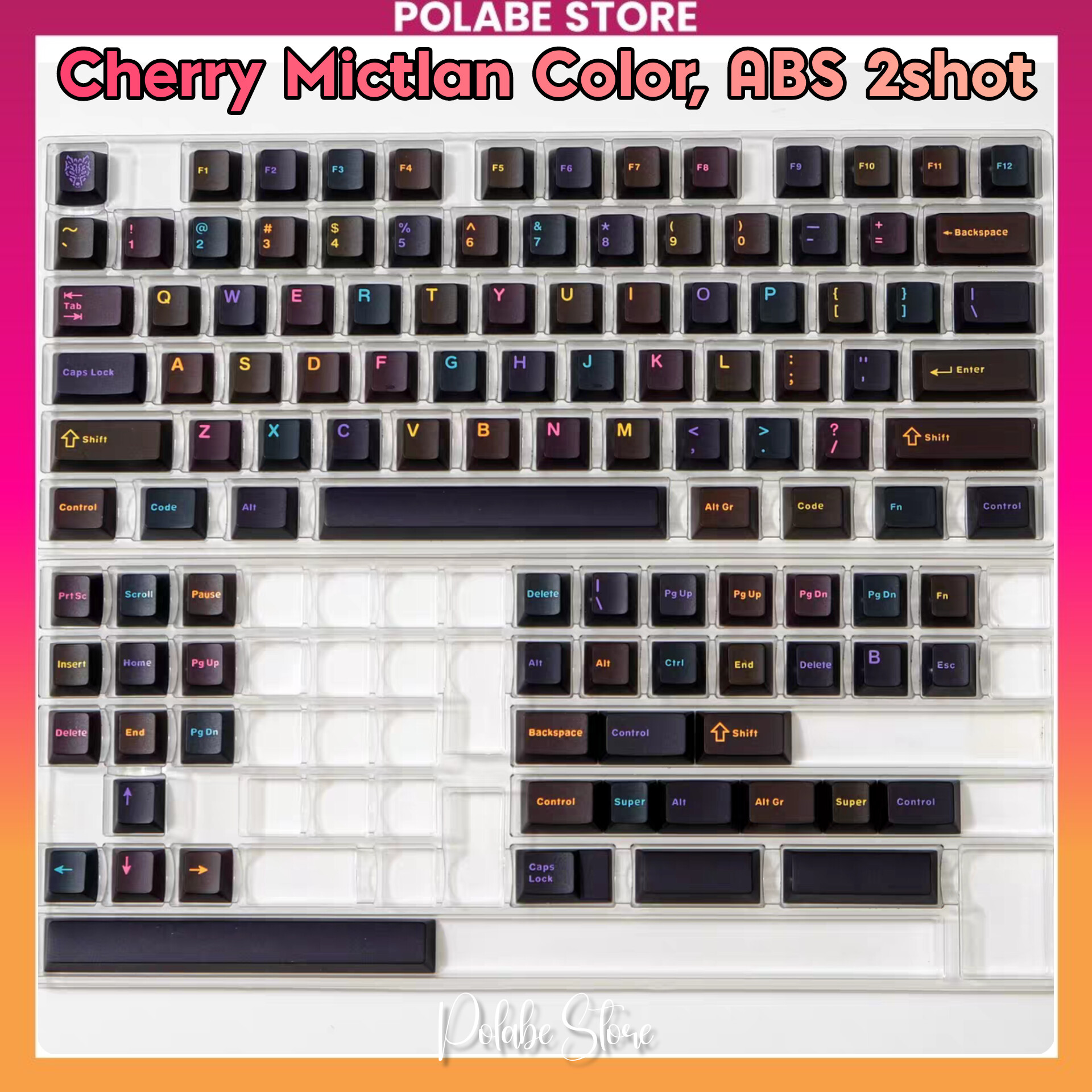 Keycap Mictlan Color Cherry Profile mechanical keyboard Polabe Store ...