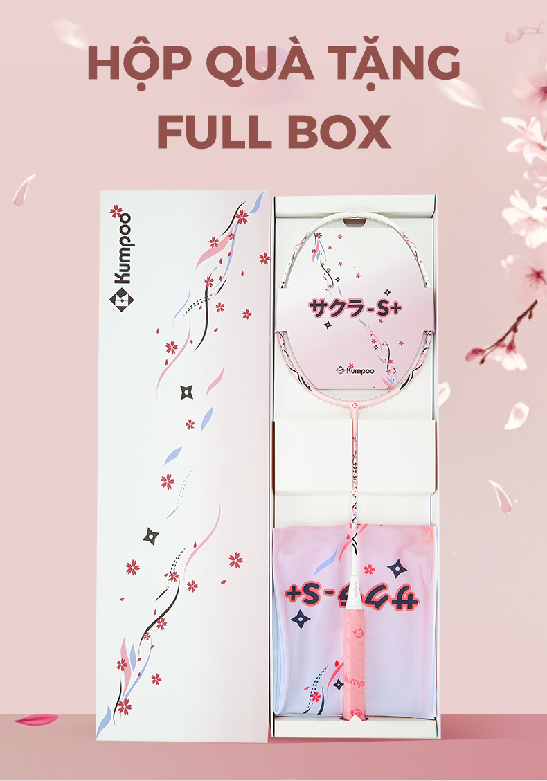 Kumpoo Sakura S+ Full Box badminton racket exclusive new version 2025 ...