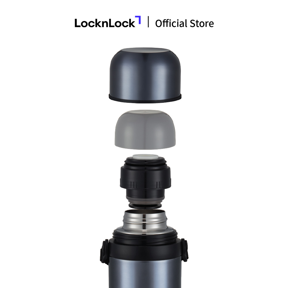 LocknLock TAKE VACUUM thermos bottle 1L LHC1439BLU 304 stainless steel ...