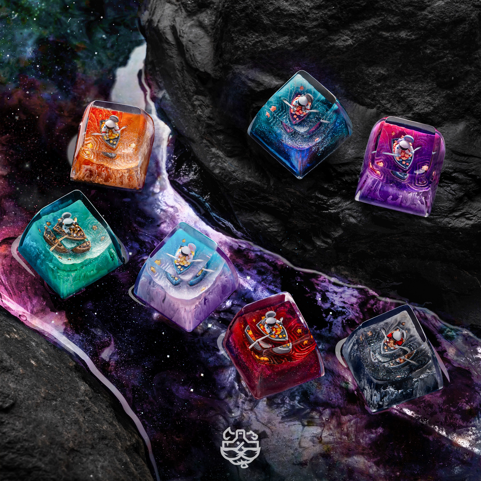Dwarf Factory mechanical keyboard Artisan Keycap - Stardust | Shopee ...