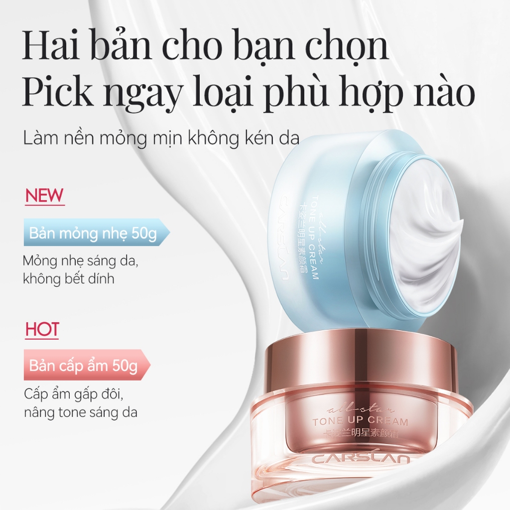 Carslan Tone-Up Cream 50g: Multi-Purpose Lazy Cream - Smooth Primer ...