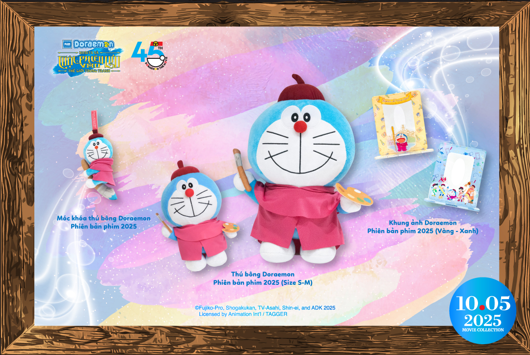 WOWO Doraemon cartoon teddy bear Movie version 2025 cute for kids ...