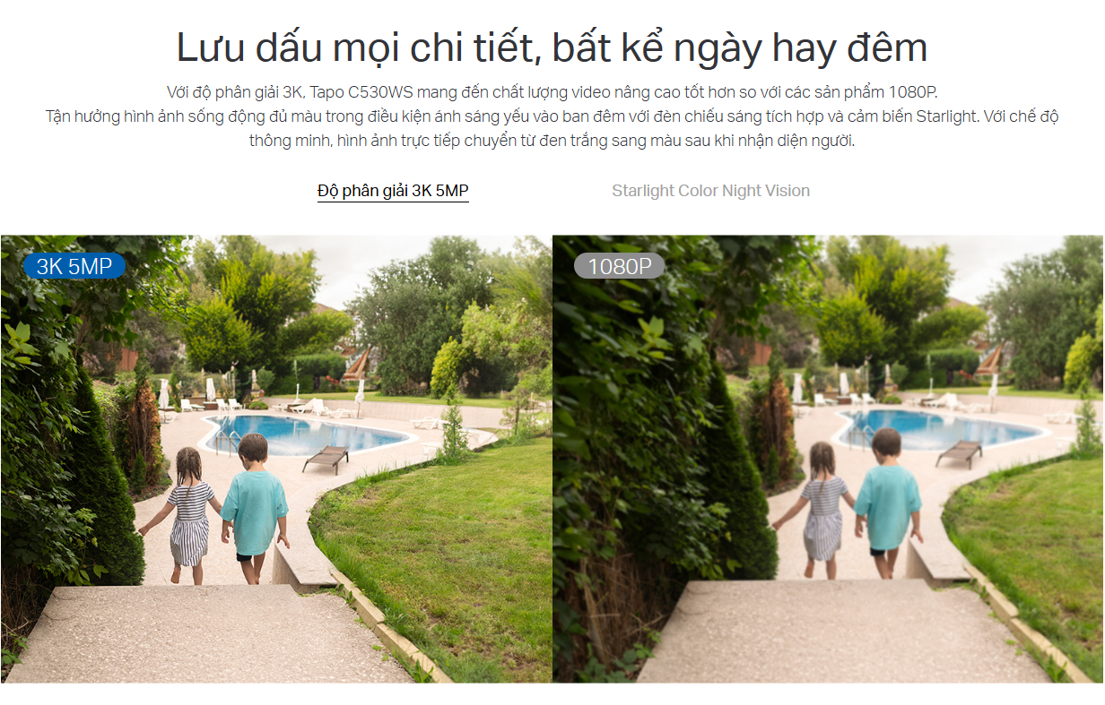 TP-Link Tapo C530WS 5MP Outdoor WIFI Camera, 2-Way Talk, Smart AI ...