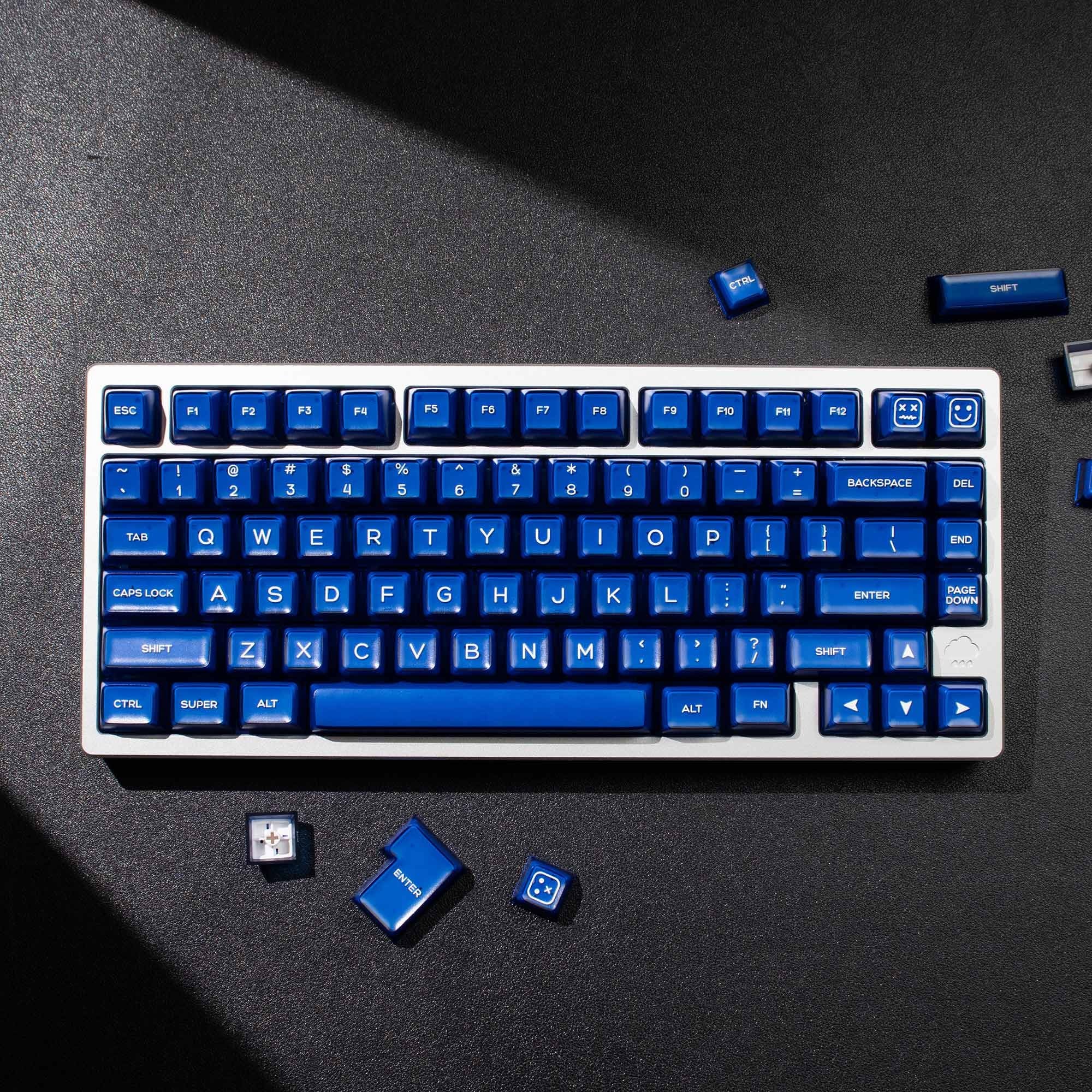 Keycap Mintcaps SA Blue PBT doubleshot | Shopee Malaysia