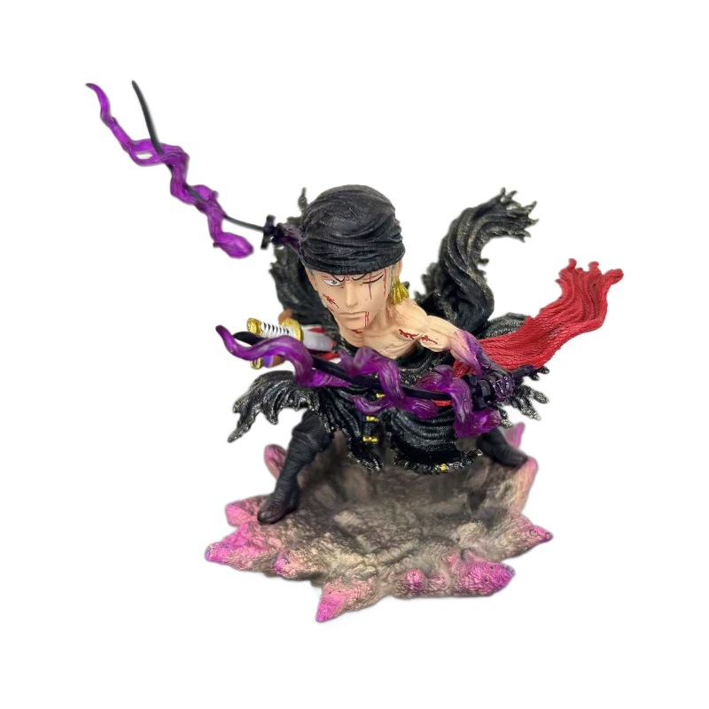 Roronoa Zoro Chibi G5 model 10cm tall, super sharp fighting position ...