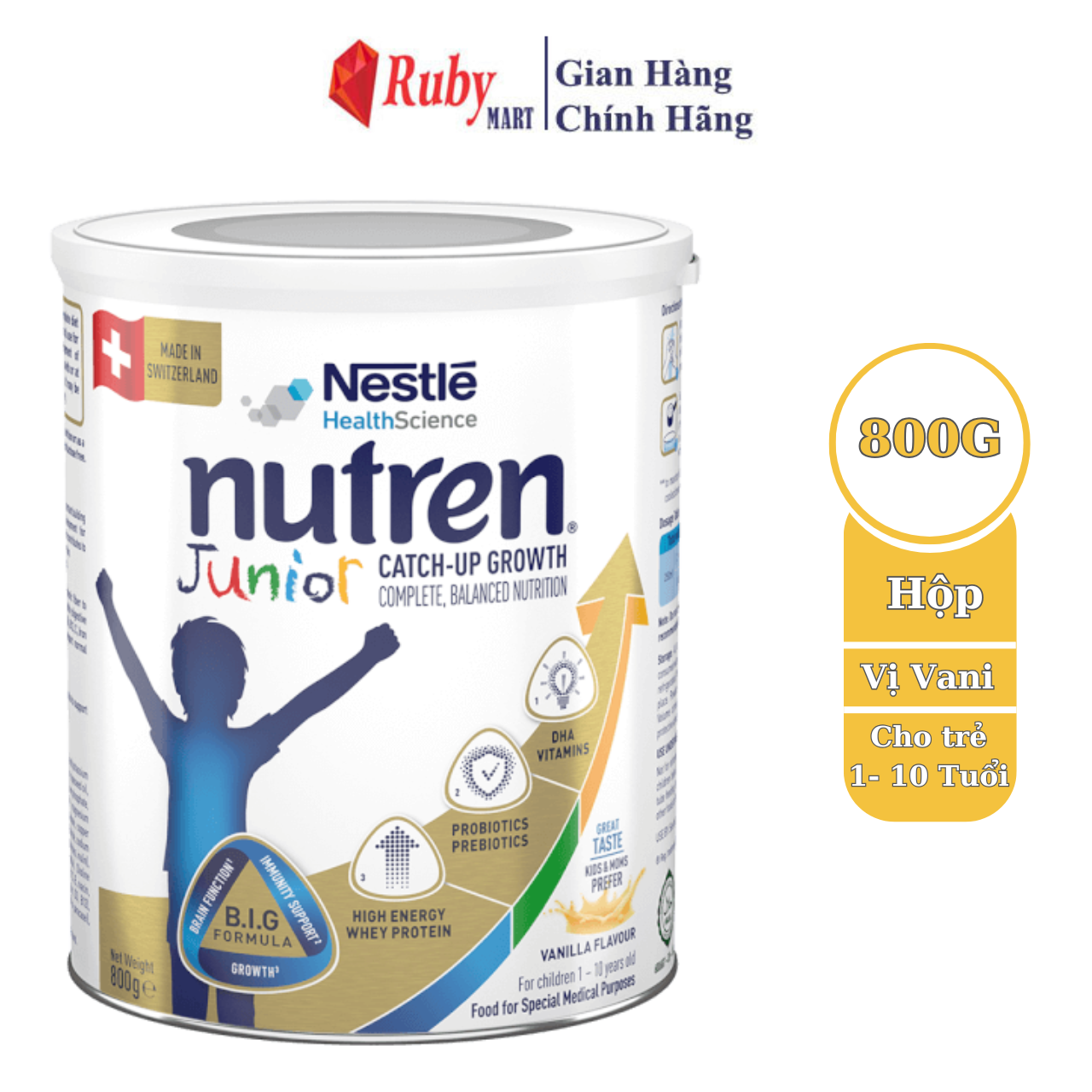Nutren Junior Medical Nutritional Food supports weight gain and good ...