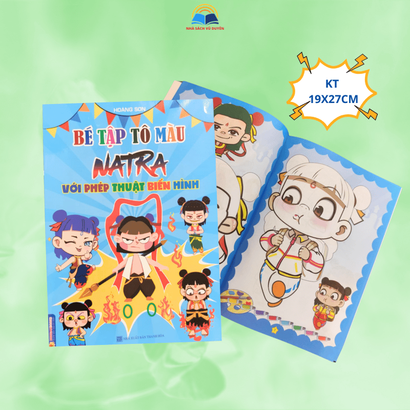 Book - Children Learning to Color NaTra Characters - Transformation ...