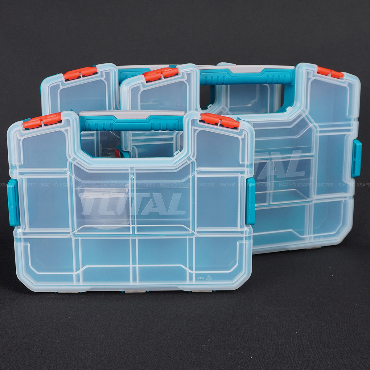 TOTAL 12 inch - 15 inch plastic parts storage box made of PP plastic ...