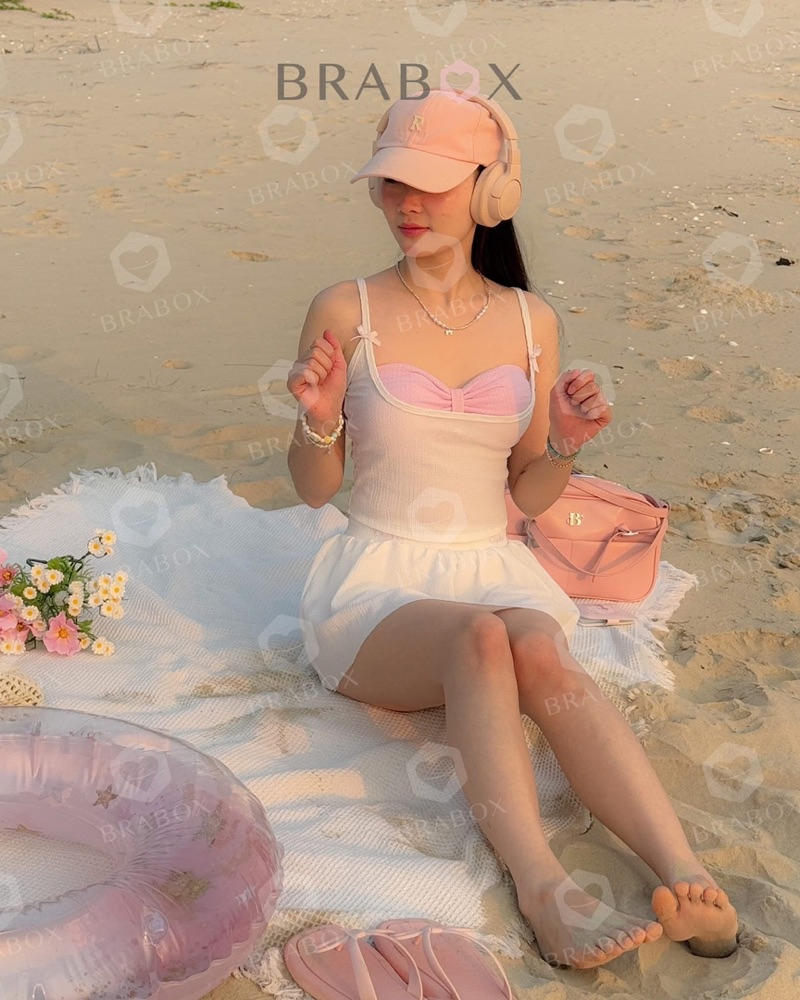 Solar Moana puffy bikini Set with skirt BRABOX BIKI42 | Shopee Malaysia