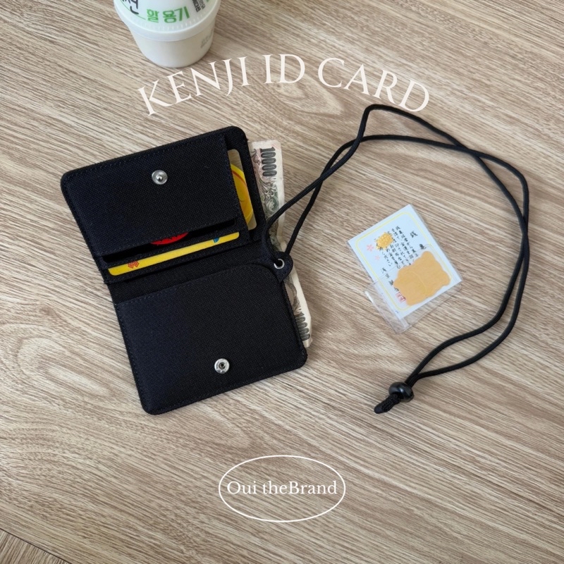 [ Gift Susuwatari ] Kenji じ Canvas ID Wallet - KENJI 2 in 1 Canvas ...