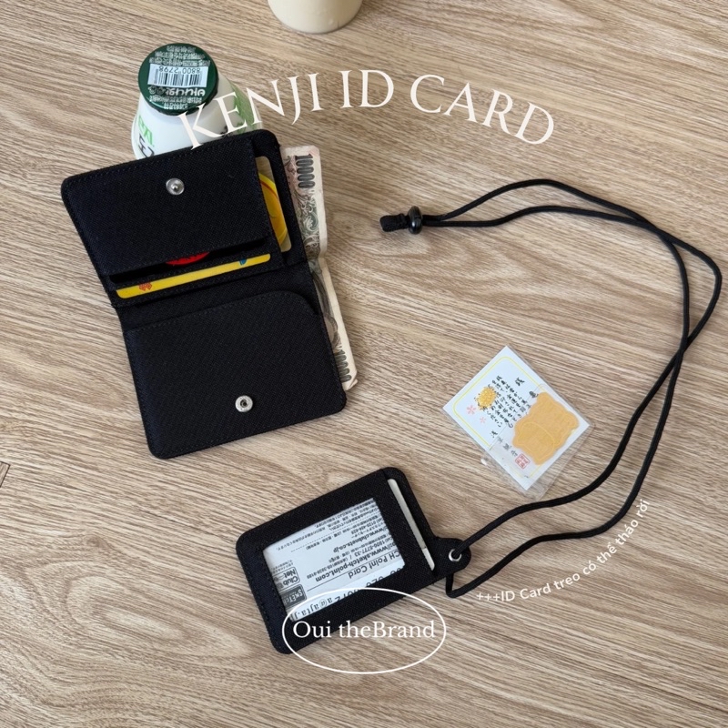 [ Gift Susuwatari ] Kenji じ Canvas ID Wallet - KENJI 2 in 1 Canvas ...