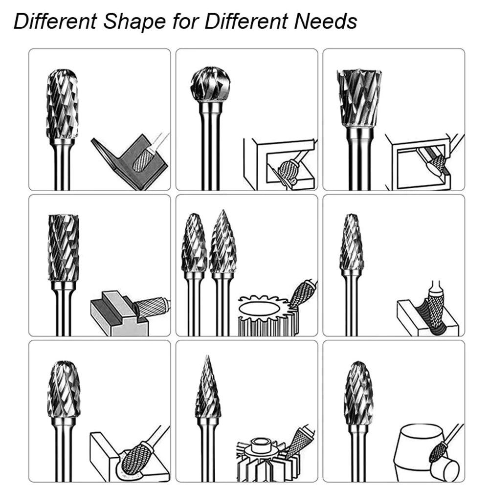 Tu ngsten Carbide Burr Burr Burr Bur Diamond Burr Rotary Cutting ...