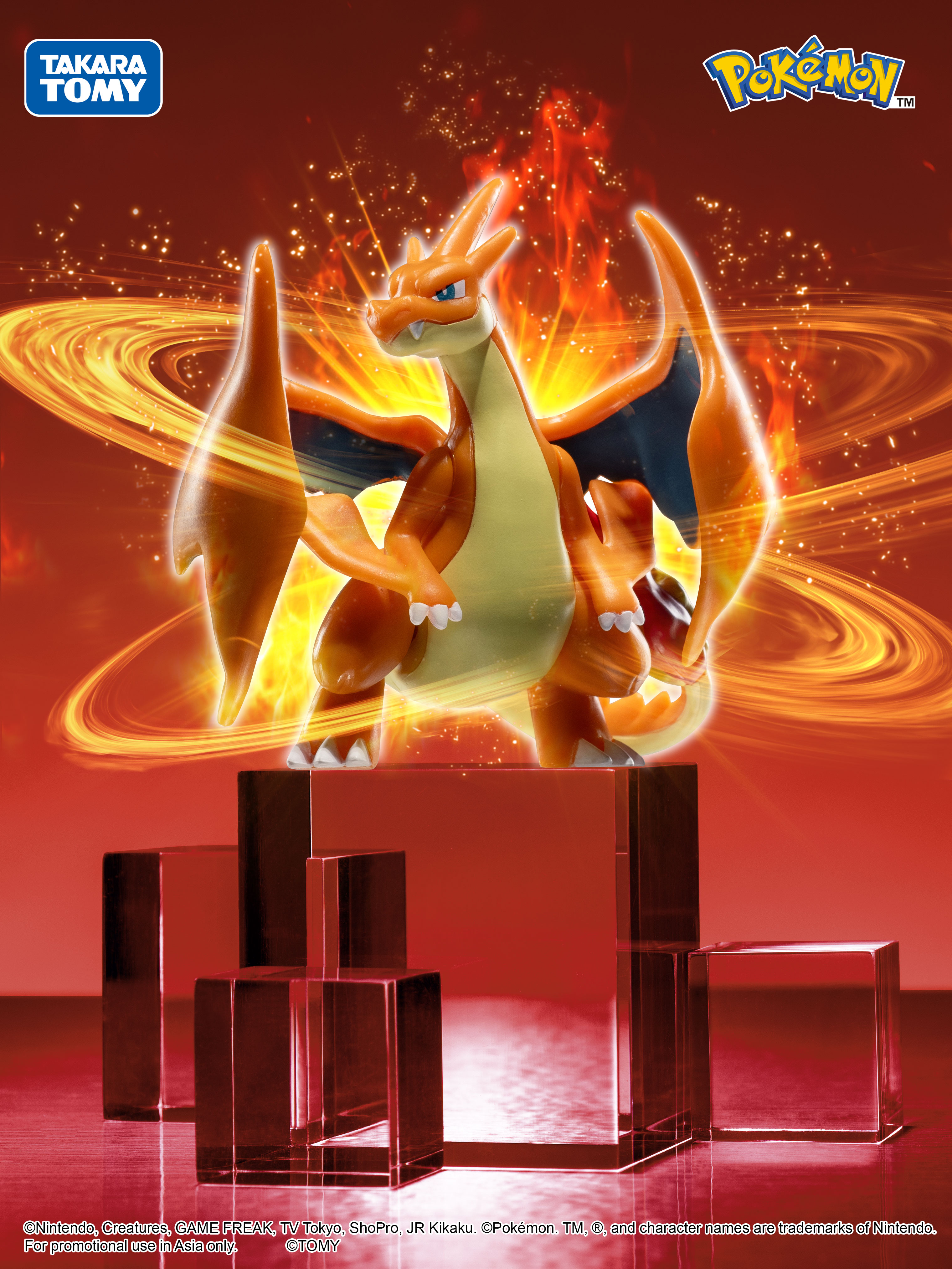Pokemon Moncolle Mega Lizardon Y Model / Charizard Evolution Mega Y ...