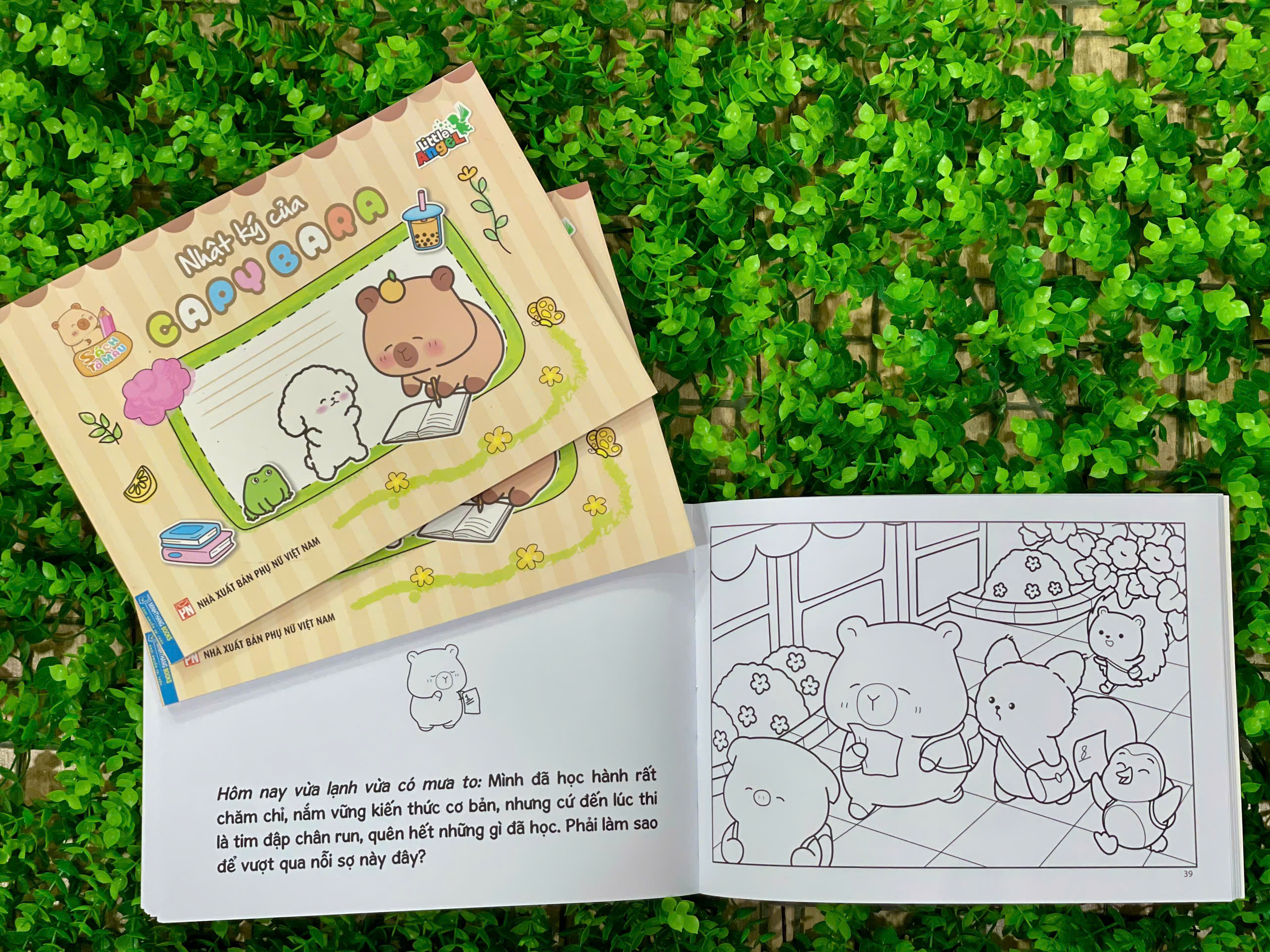 Coloring book - Capybara's Diary (64 pages - 31 topics) | Shopee Malaysia