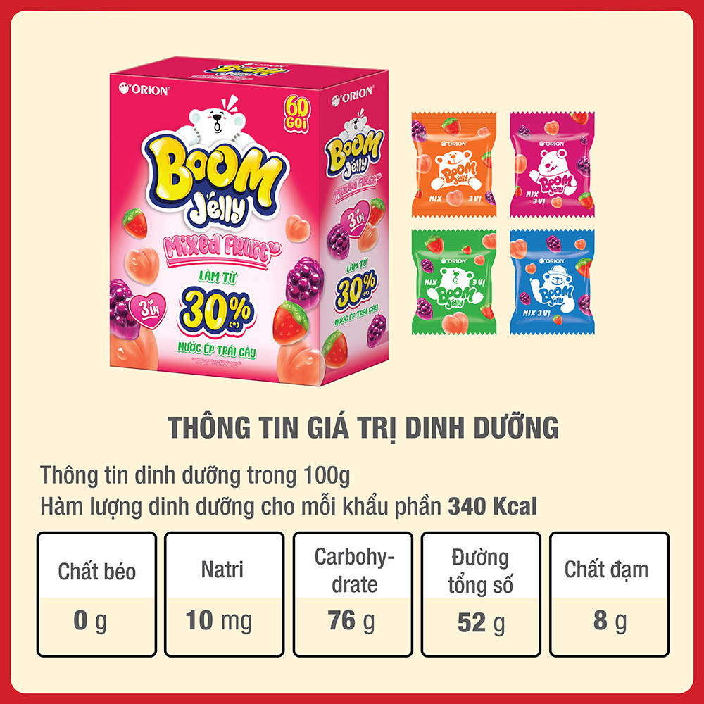 [LIVESTREAM] [ONLINE EXCLUSIVE] Boom Jelly Orion Jelly MIX FLAVORS box ...