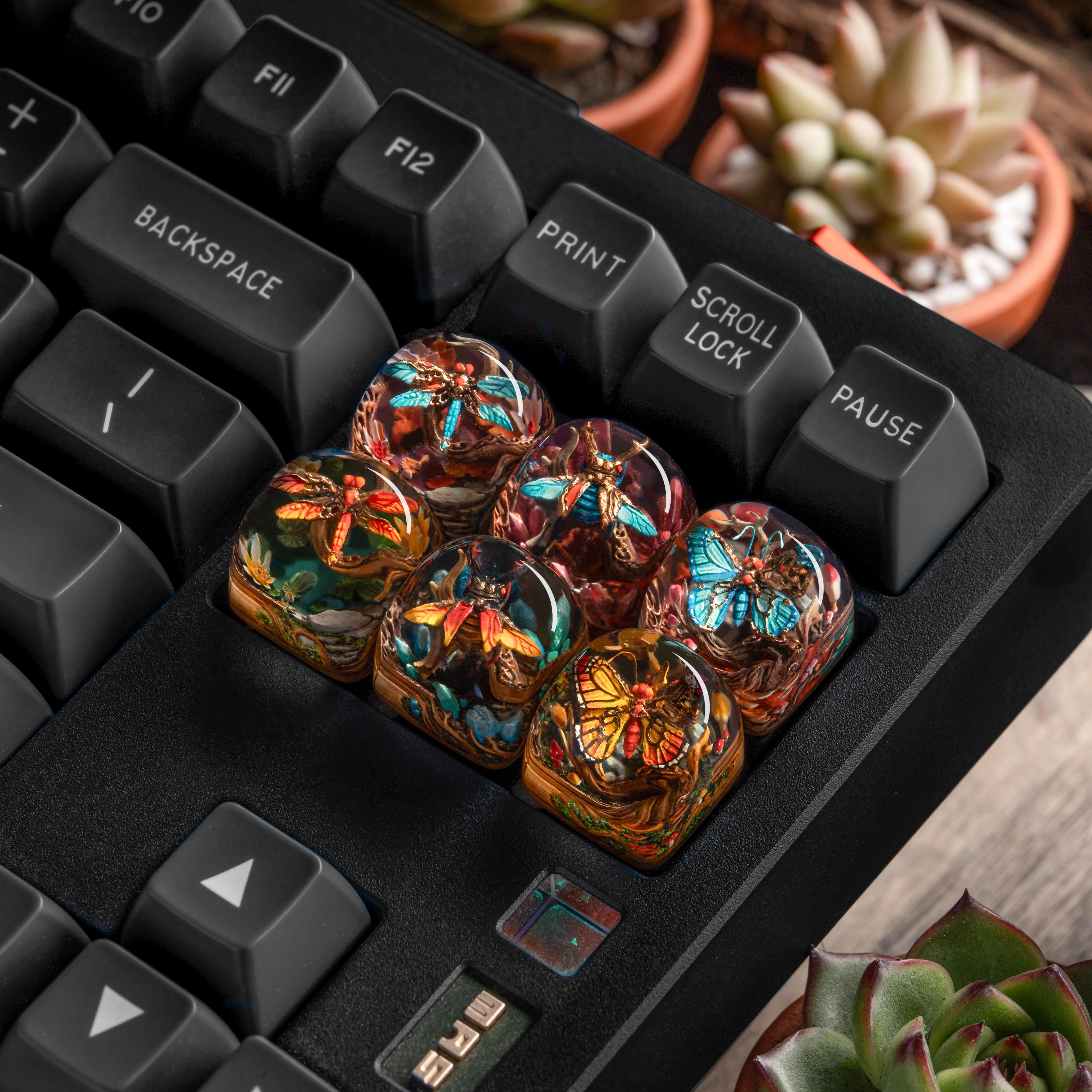 Dwarf Factory mechanical keyboard Artisan Keycap - Vivarium | Shopee ...