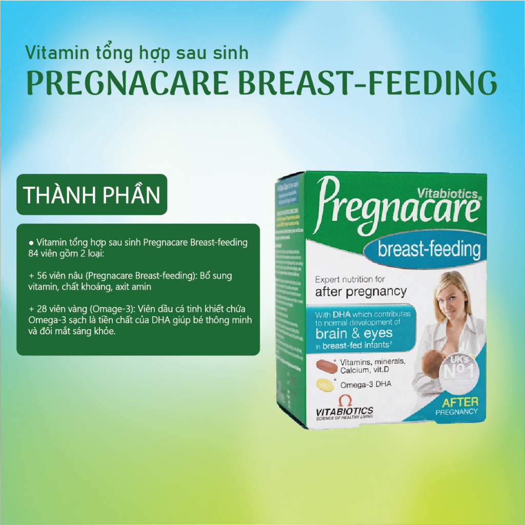 Multivitamins for Pregnant Mothers After Giving Birth Pregnacare Breast ...