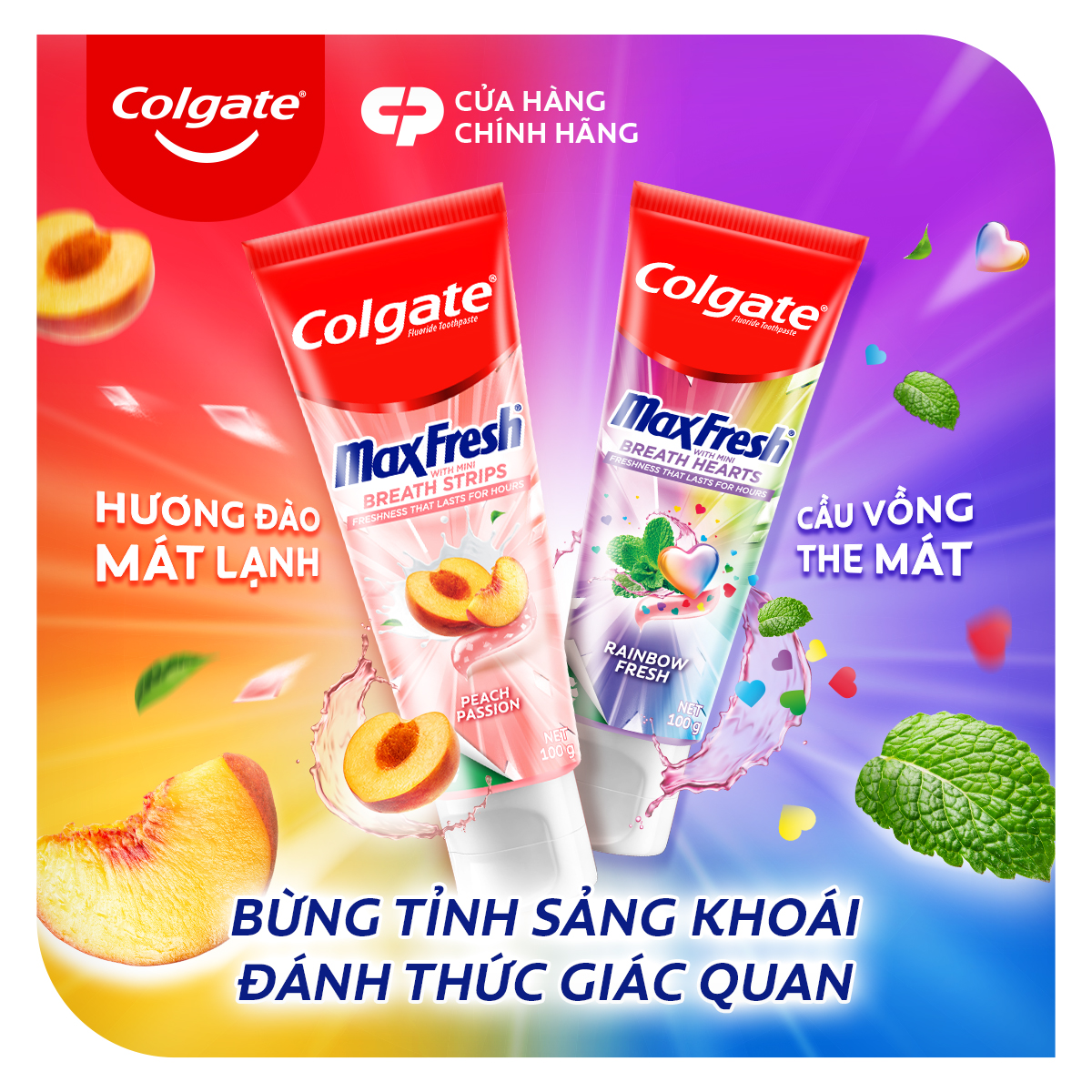 [HB Gift] Colgate MaxFresh toothpaste Tropical flavor, cool rainbow ...