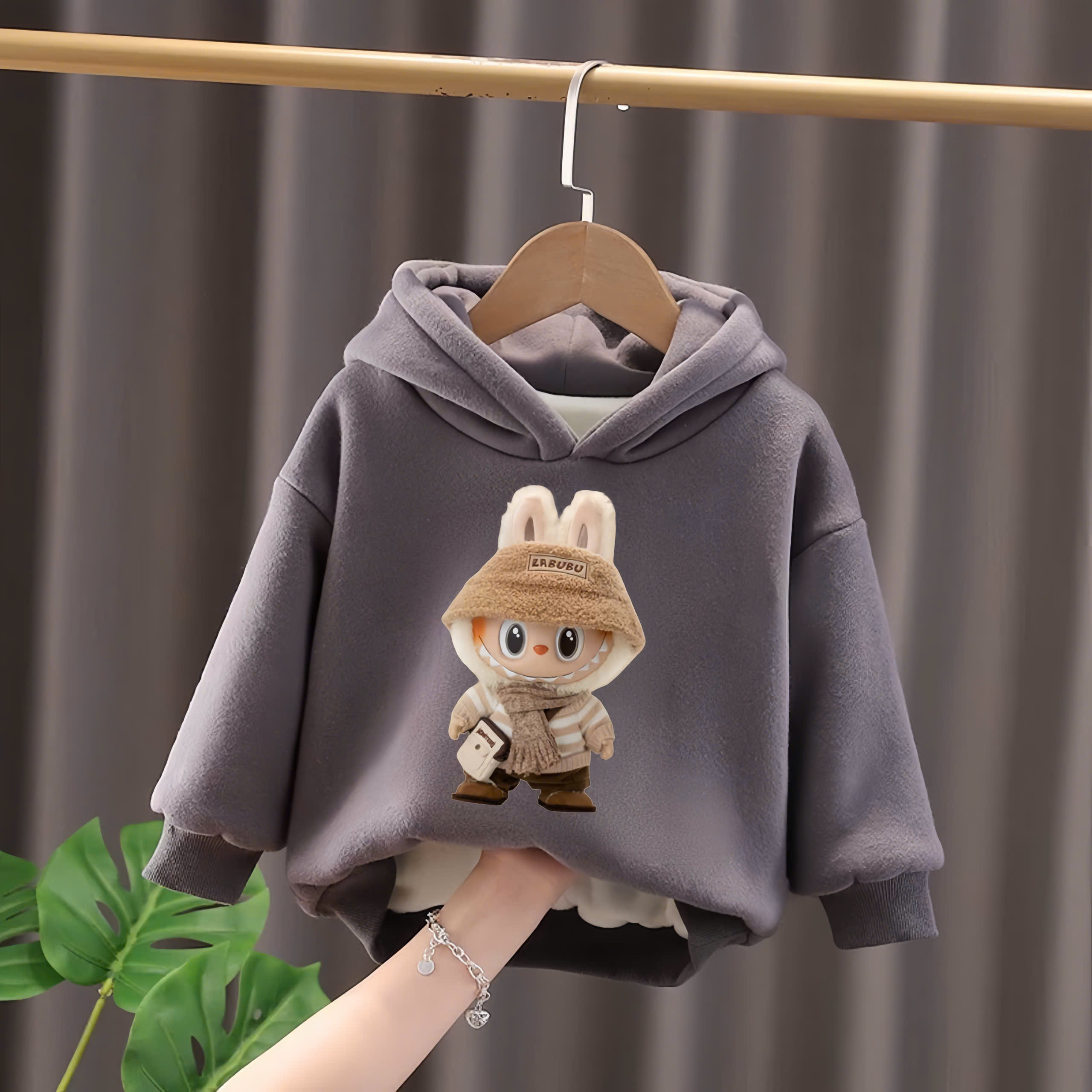 Labubu hoodie sweatshirt, hooded sweatshirt for boys and girls with ...