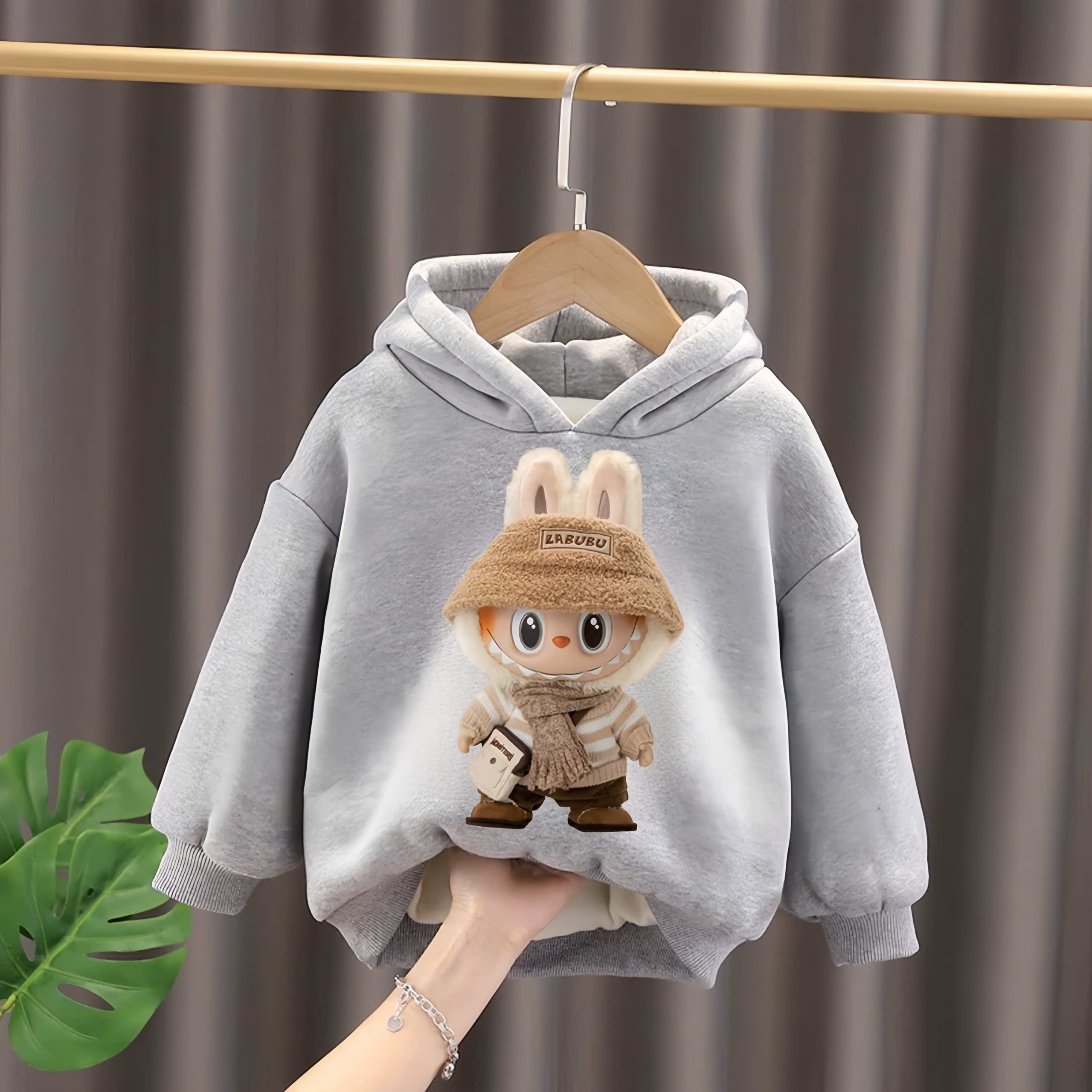 Labubu hoodie sweatshirt, hooded sweatshirt for boys and girls with ...